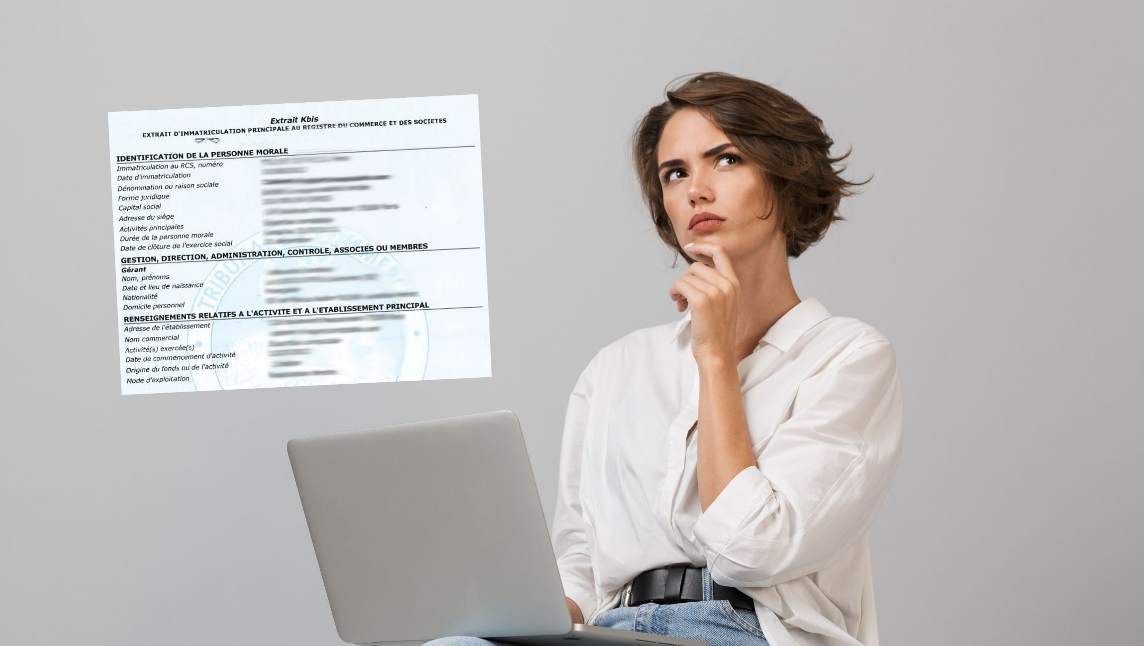 Extrait KBIS par numéro de SIRET